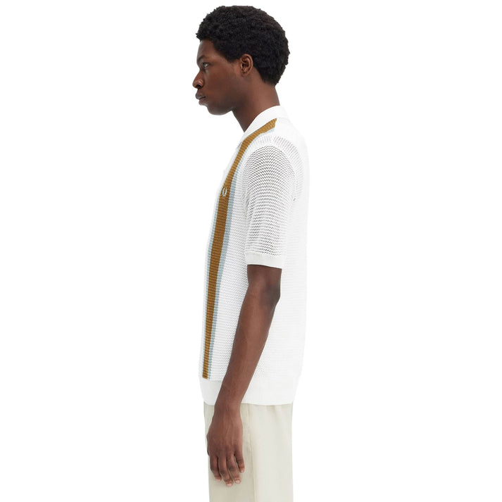 OPEN KNIT SHIRT SNOW WHITE | Bodega