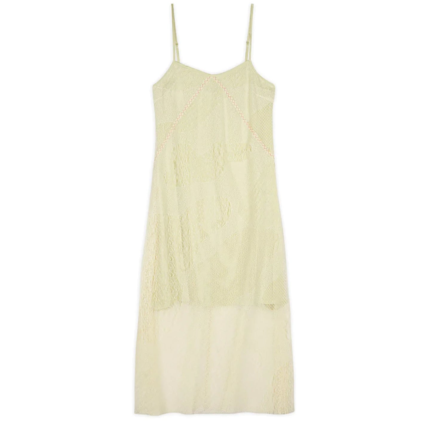 WOMEN'S ENGINEERED CLOUD MESH SLIP DRESS NATURAL | Bodega