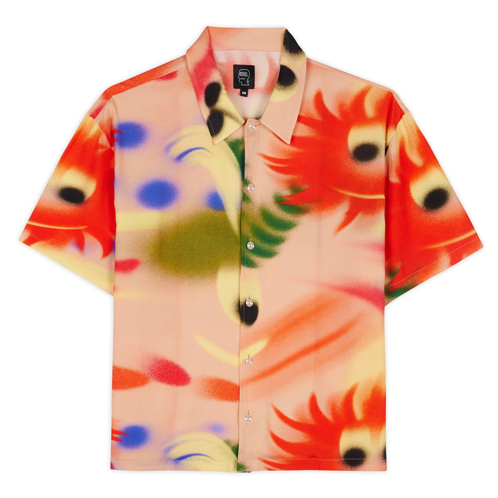 FUZZY FRIENDS RAYON SHIRT PINK MULTI | Bodega