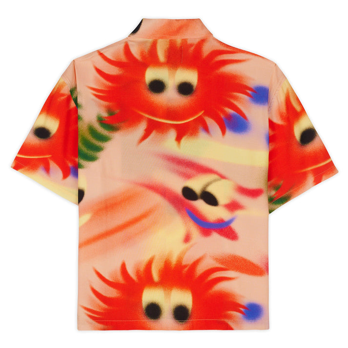 FUZZY FRIENDS RAYON SHIRT PINK MULTI | Bodega