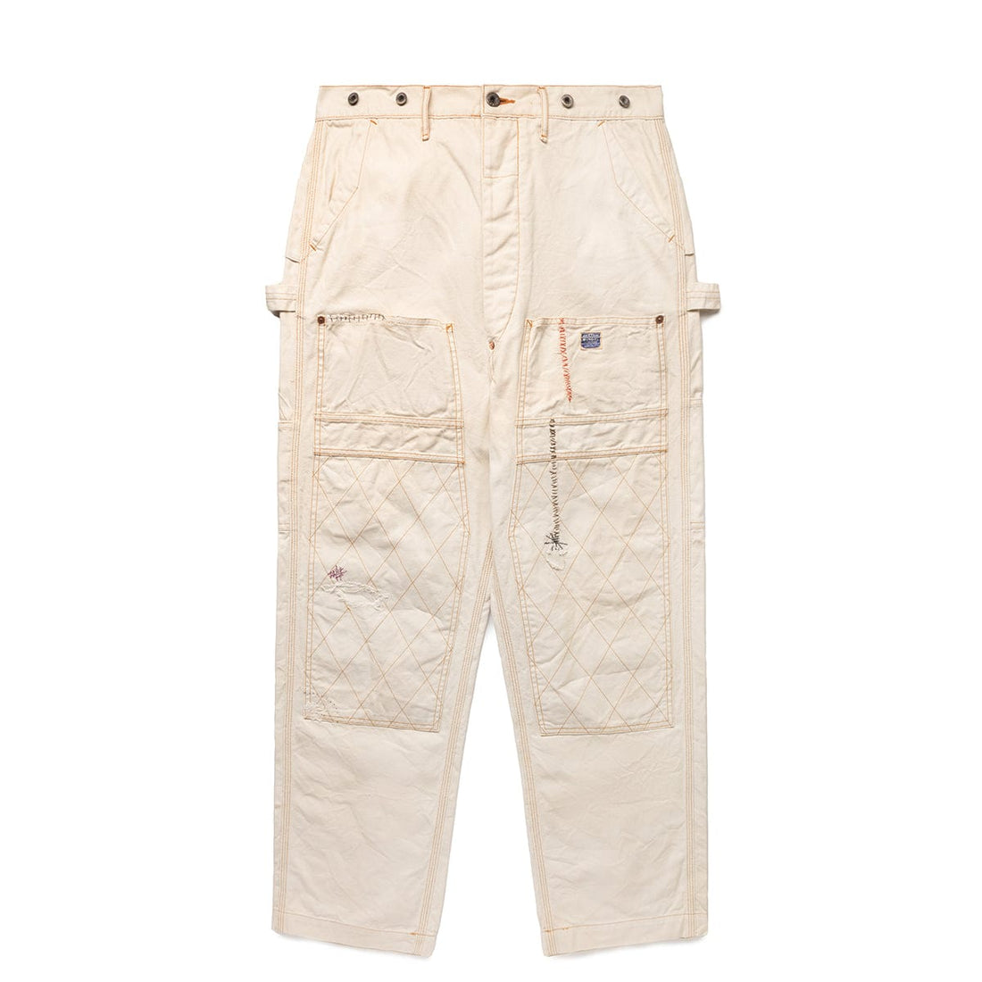 LIGHT CANVAS LUMBER PANTS ECRU | Bodega