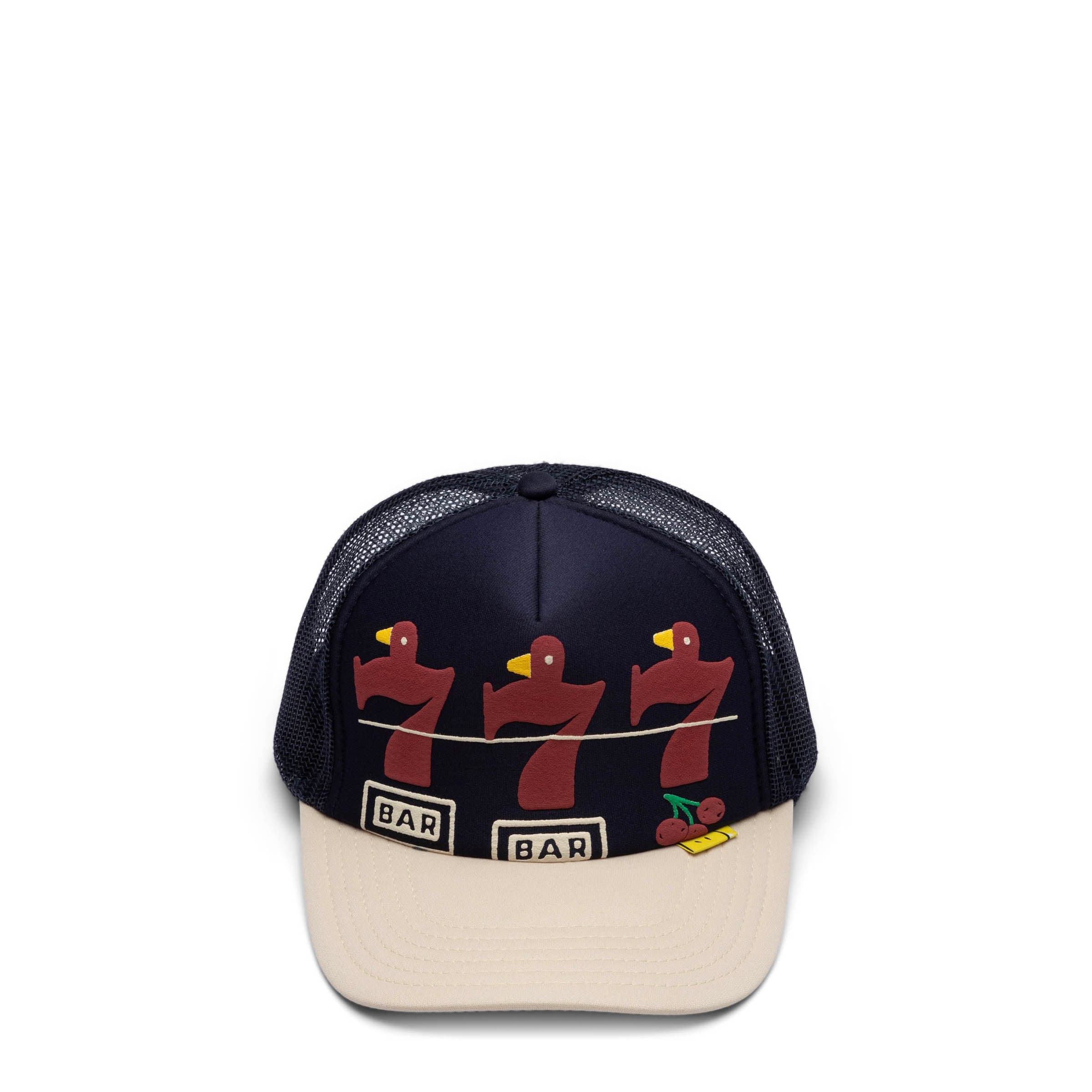 LUCKY BATTERY BIRD TRUCK CAP NAVY/ECRU | BODEGA – Bodega
