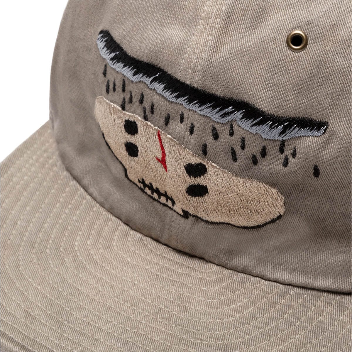 KATSURAGI KOLA CAP (RAIN RAIN SKULL) GRAY | Bodega
