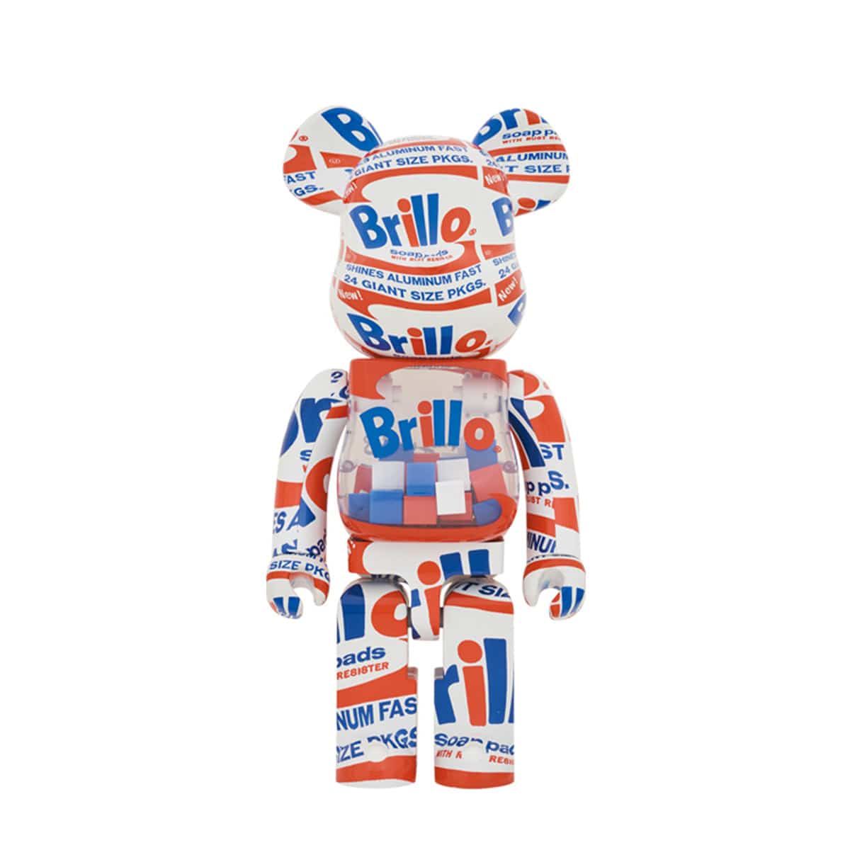 BE@RBRICK ANDY WARHOL "BRILLO" 2022 1000% MULTI | Bodega