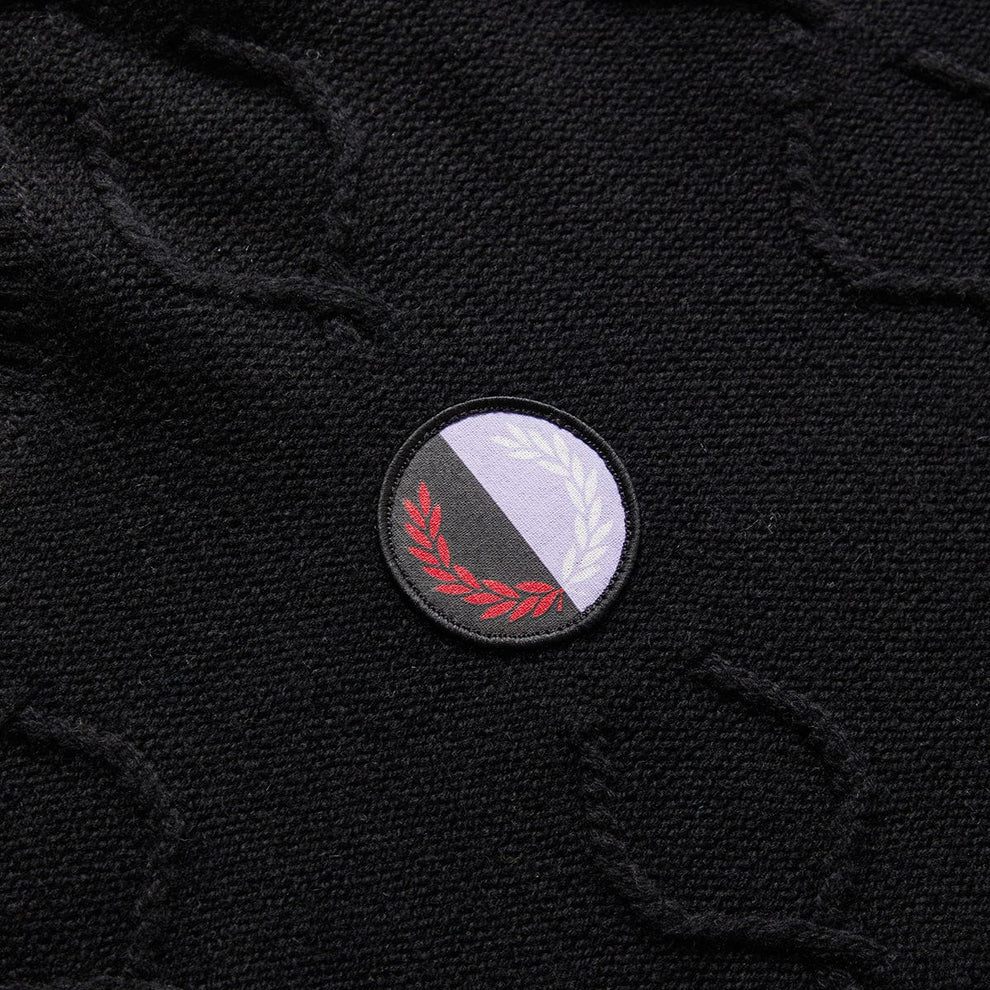 X RAF OVERSIZED LAUREL WREATH JUMPER BLACK | Bodega