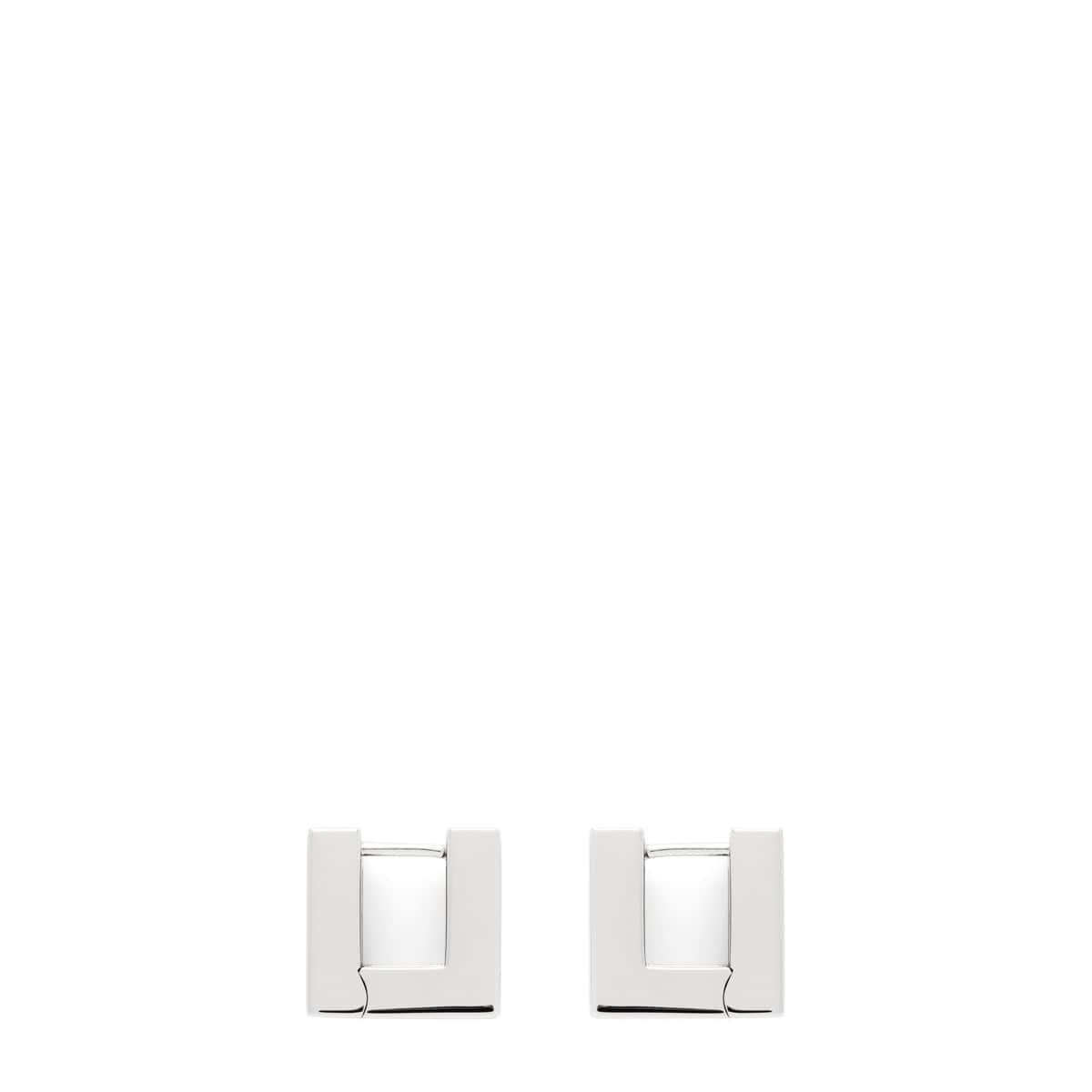 SQUARE HOOPS SMALL 925 STERLING SILVER | Bodega